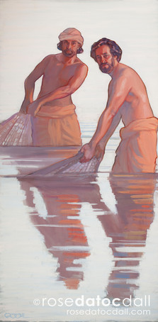 OIL STUDY OF CHRIST by Rose Datoc Dall, 12" x 12", oil on canvas, 2020 ...