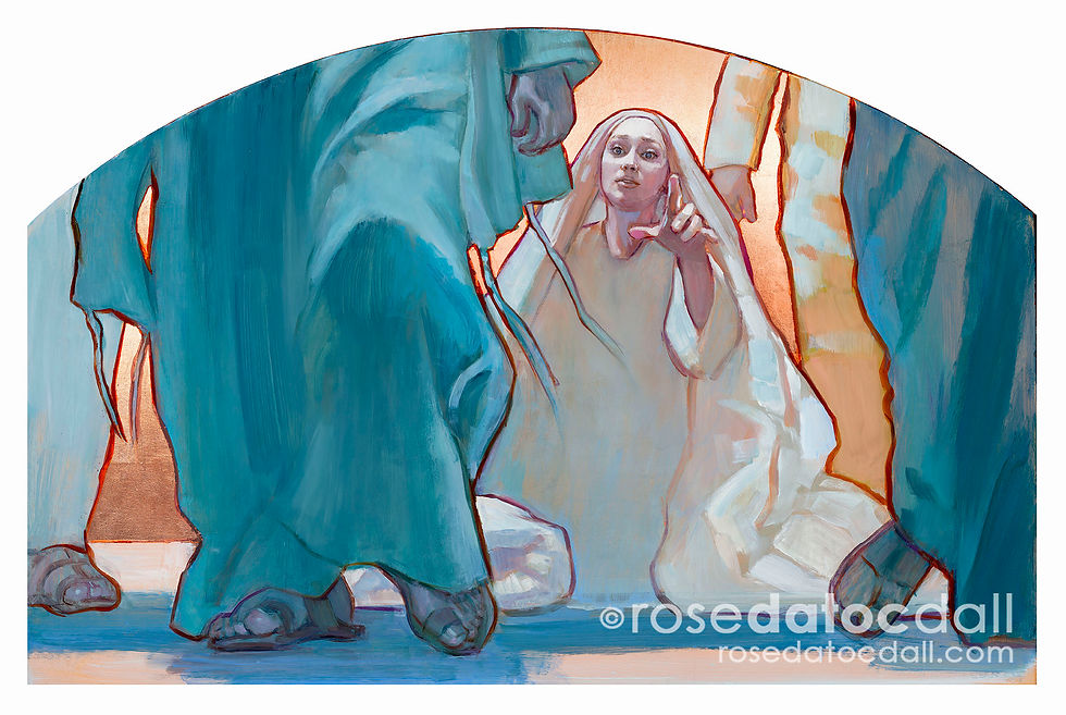 Woman of Faith by Rose Datoc Dall (prices $58 - $130) | rosedatocdall