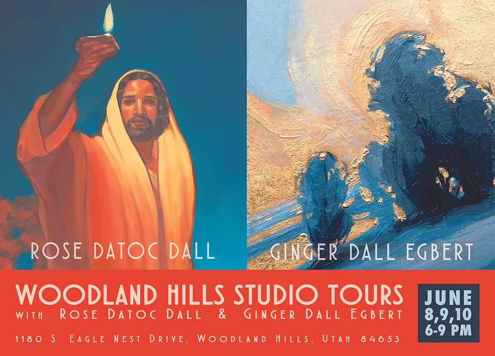 Studio Tour of Rose Datoc Dall & Ginger Dall Egbert
