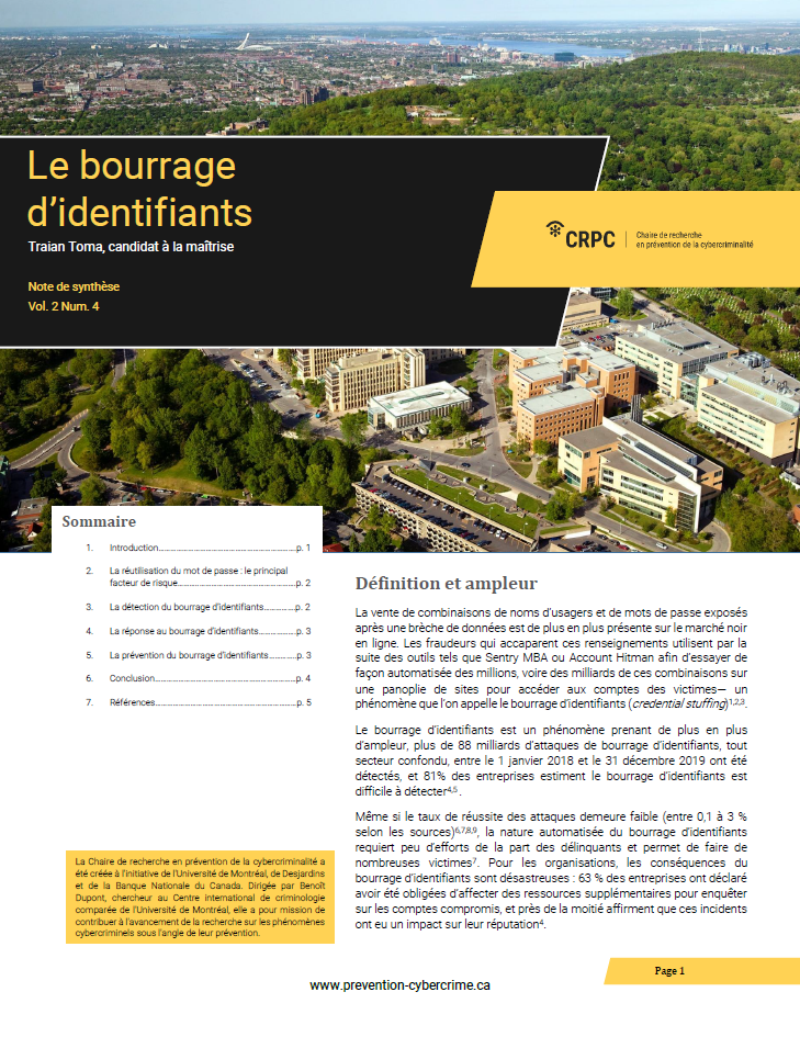 Le bourrage d'identifiants | CRPC
