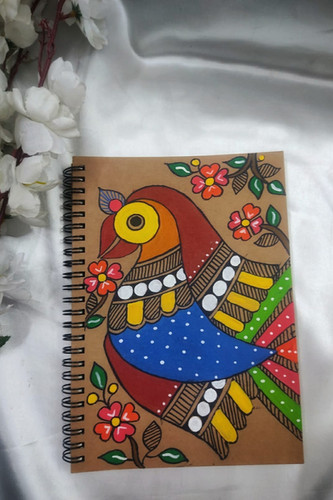 Madhubani Art : Spiral Diary | The Artsy Soul