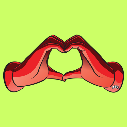 Heart Hands [Hand Gesture] | Big Hand Props