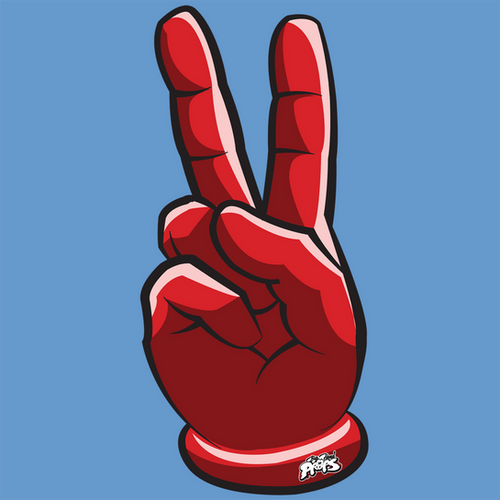 Peace Sign [Hand Gesture] | Big Hand Props