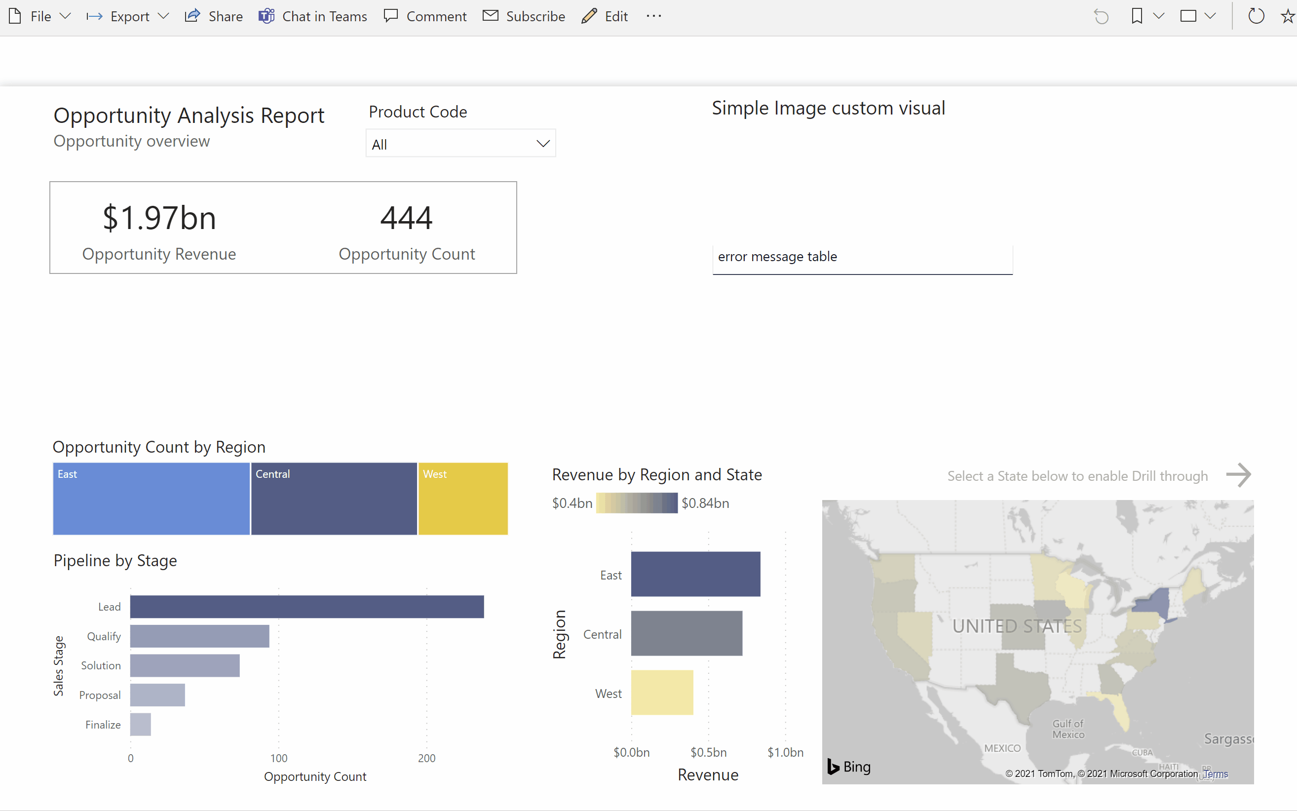 Dynamic pop-up or warning images in Power BI