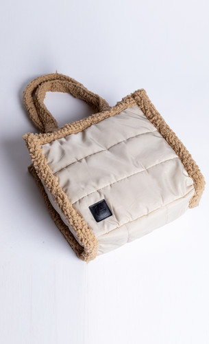 Fur Bag X Puff | Beige | Bag | G-ART