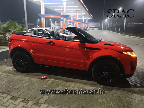 Rent Range Rover Evoque Convertible for Weddings & Photoshoots in Delhi ...