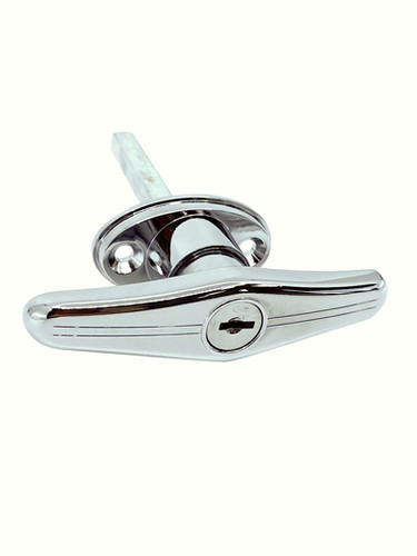 Liftaway Chrome Lockable T-Handle Front Fix LA145 | LIFTAWAY