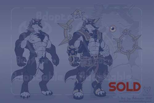 Fire wolf warrior - Adoptable | Bullstorm Academy