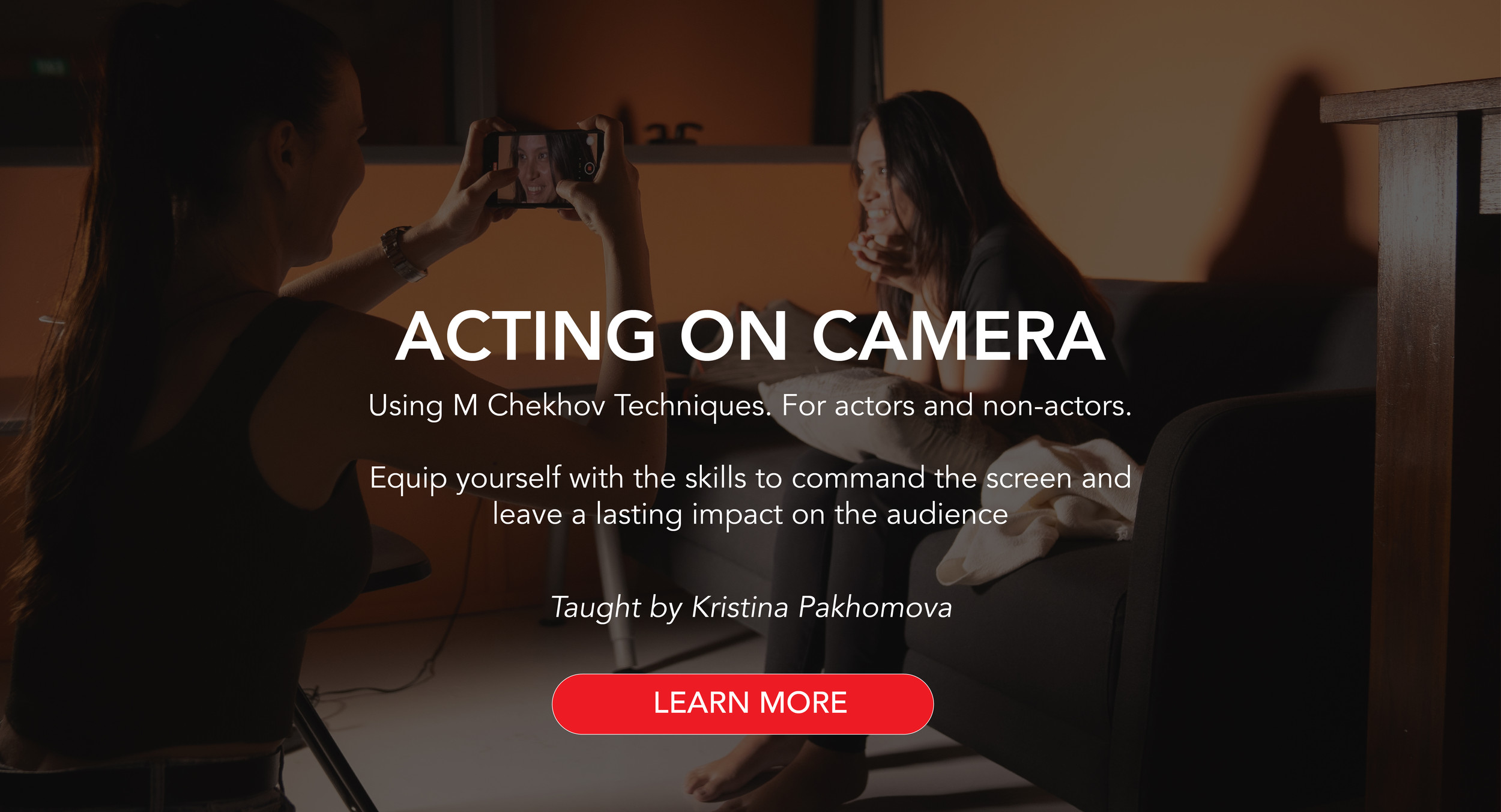 Acting on Camera | KrisP. Production • Acting Workshops, Theatre & Film ...