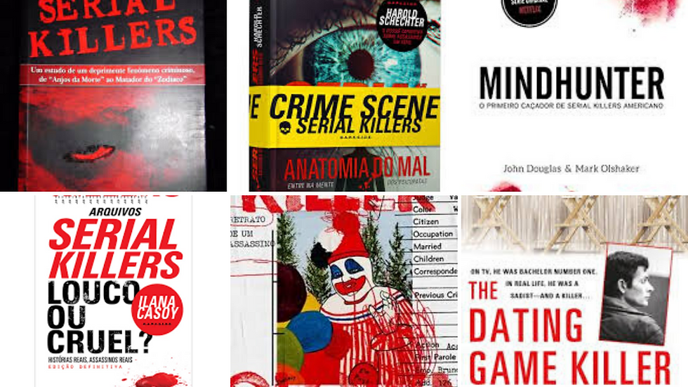Lista: 14 livros de serial killers ou psicopatas que você vai amar