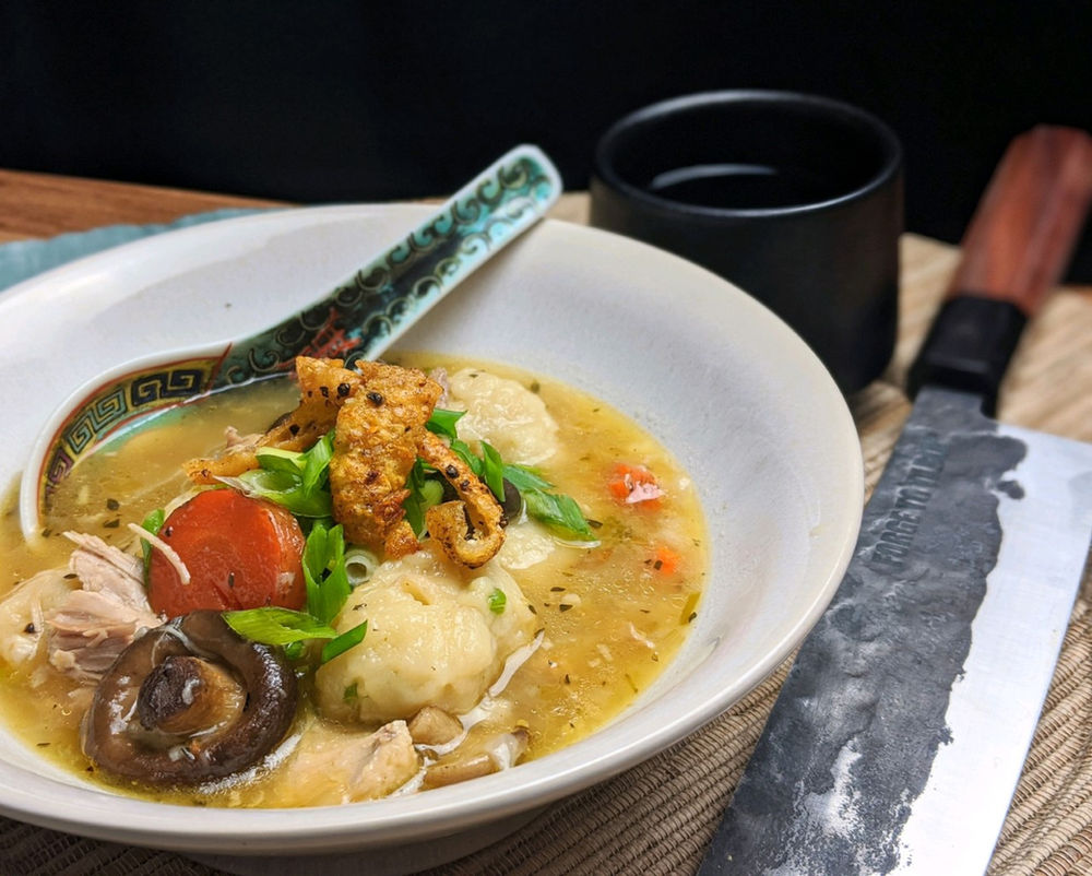 Japanese-Style Chicken & Dumplings