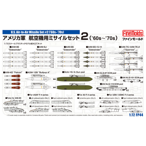 FP44 F-4 Phantom II "Air-to-Air Armament - Early" | shopofphantoms
