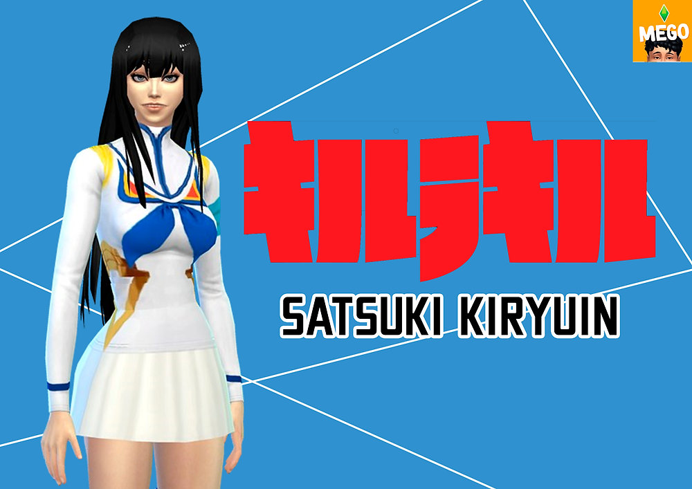 Satsuki Kiryuin - Kill la kill [sims 4 cc]