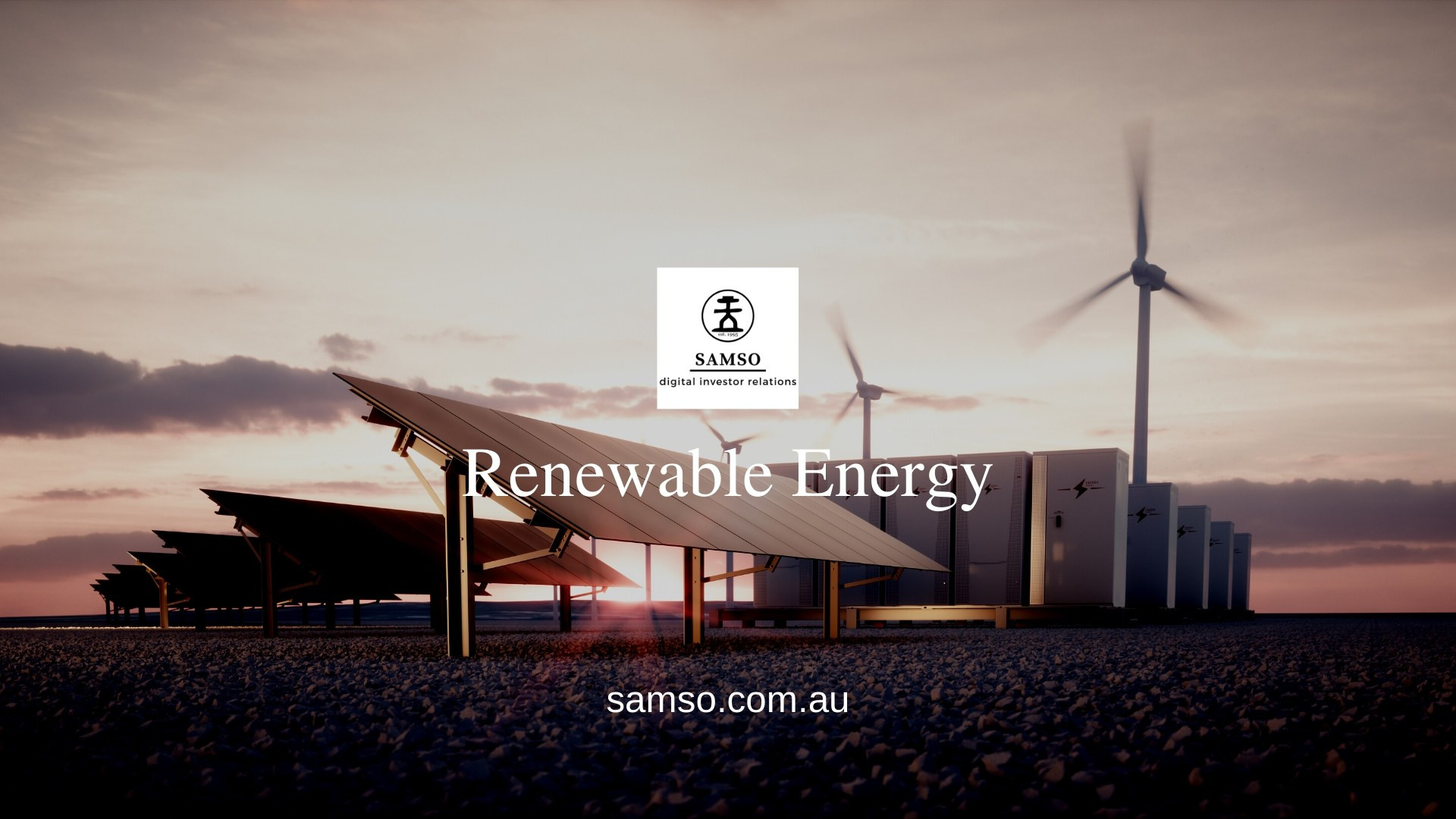 Renewable Energy | Samso Australia | Digital Investor Relations