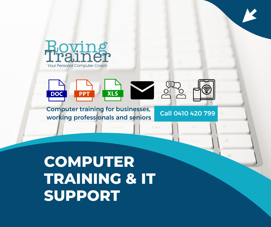 Courses | Computer Training by The Roving Trainer