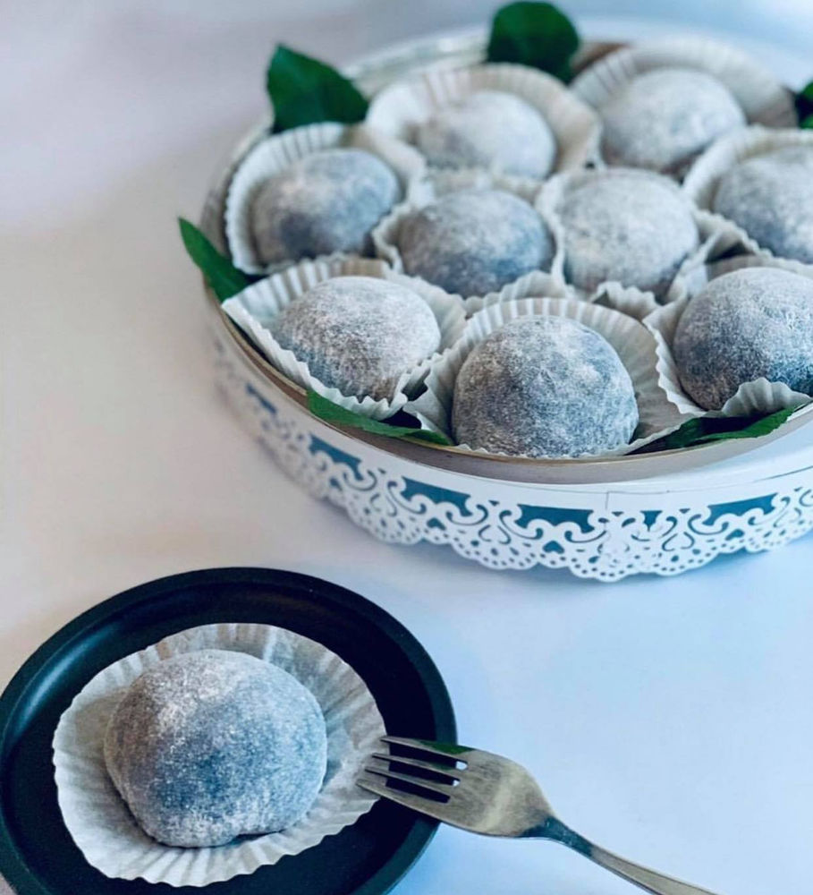 Butterfly Pea Peanut Blue Mochi Recipe | My Blue Tea
