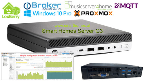 Smart Homes Server - All in One G3 DM - refurbished | SmartHomes.at