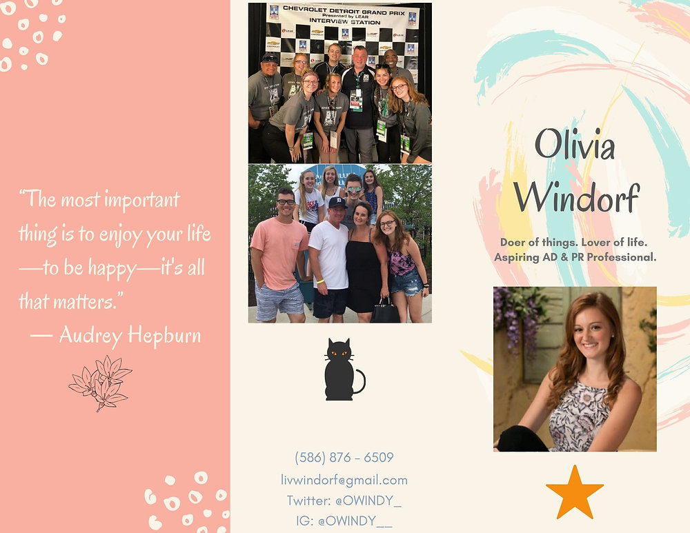 All About Me Brochure