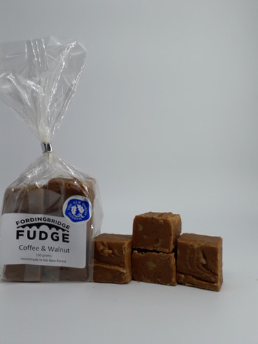 Coffee and Walnut 150g homemade Fudge | Fordingbridge Fudge
