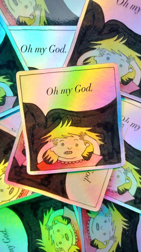 "Oh my God" sticker | Dias Comic