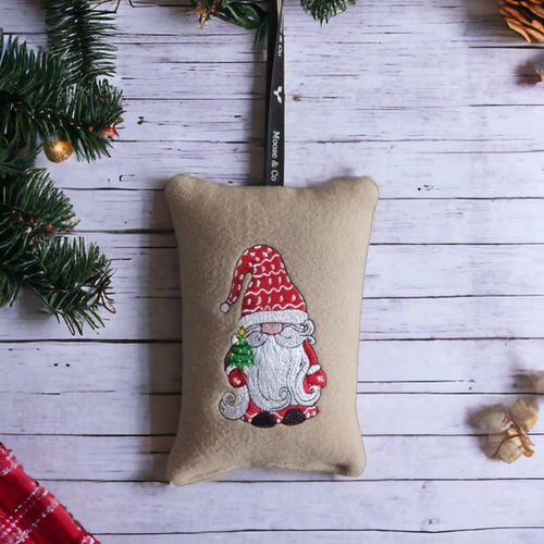 Handmade Welsh decorative Hanger Christmas Gonk | Moose & Co.