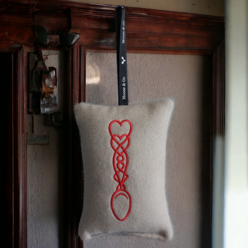 Love spoon Welsh memory Embroidered Hanging decoration | Moose & Co.
