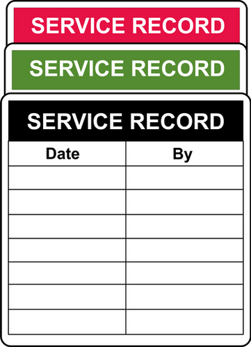 Griffin Signs | SERVICE RECORD LABELS