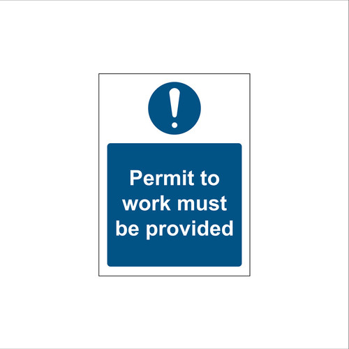 Permit to Work Sign – Workplace Safety & Compliance Signs | Griffin Signs