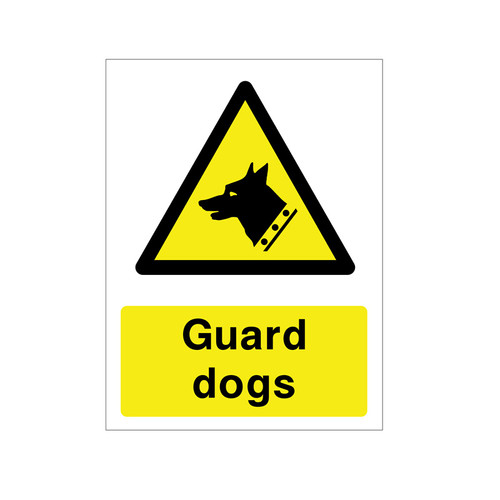 Guard Dogs Signs – Security & Warning Signs | Griffin Signs