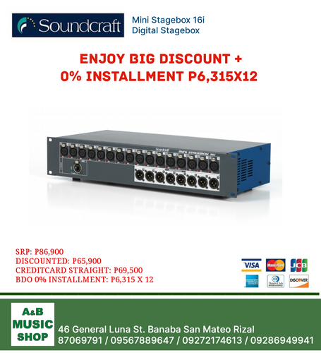 Soundcraft Mini Stagebox 16i Digital Stagebox | A&B Music Shop