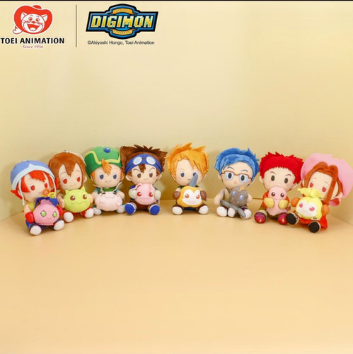Toei animation And Digimon 01 Doll Sit In A Row (Set Of 8) | figuartsmate