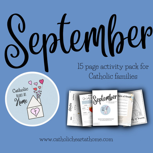 September Activity Pack | Catholic Heart At Ho