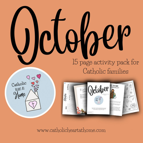 October Activity Pack | Catholic Heart At Ho