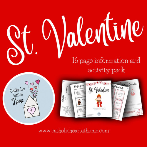 St.Valentine Activity Pack | Catholic Heart At Ho