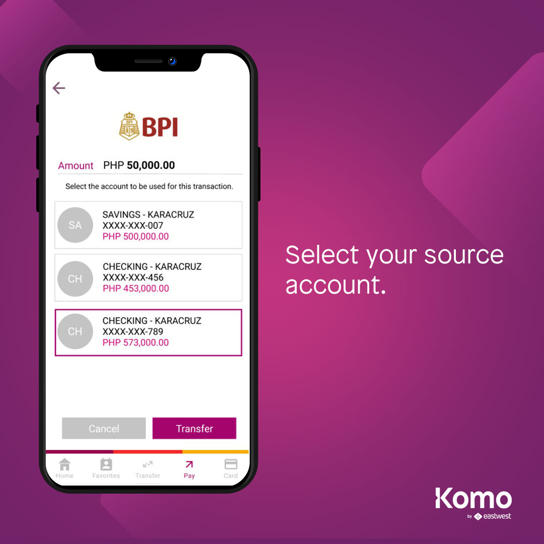 Help Center | Deposit to Komo | Komo by EastWest