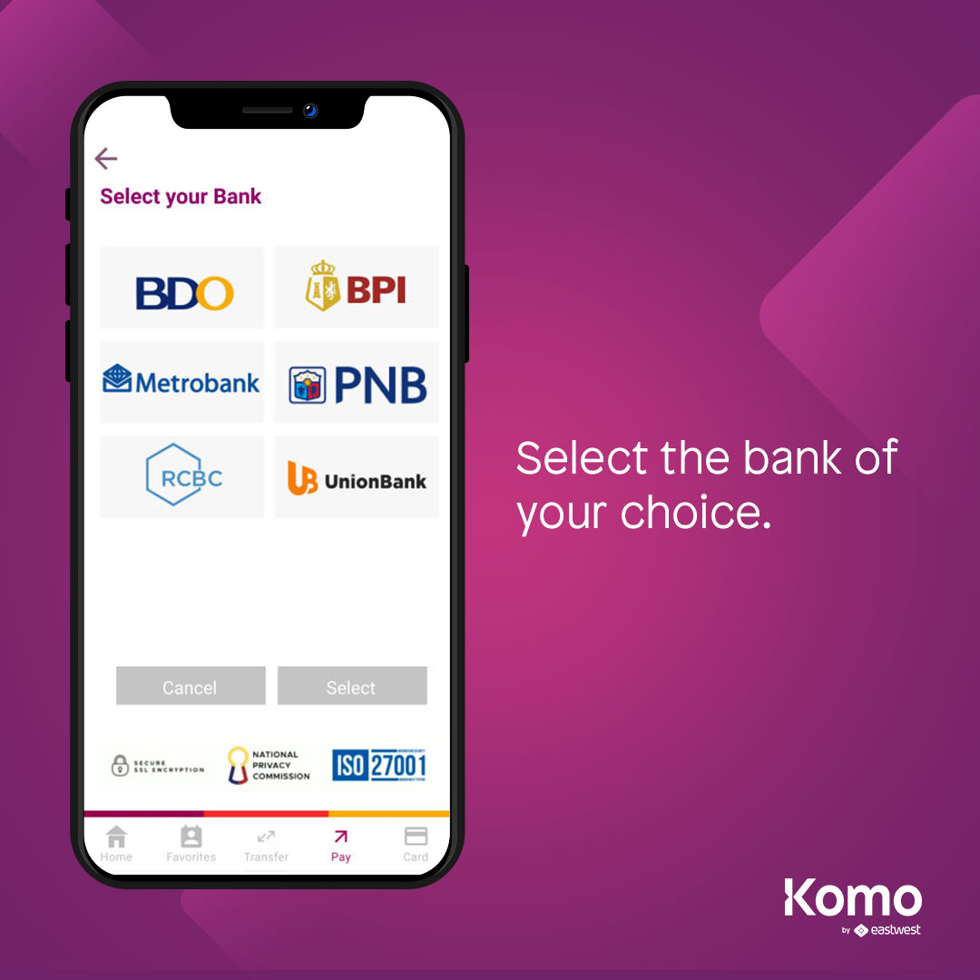 Help Center | Deposit to Komo | Komo by EastWest