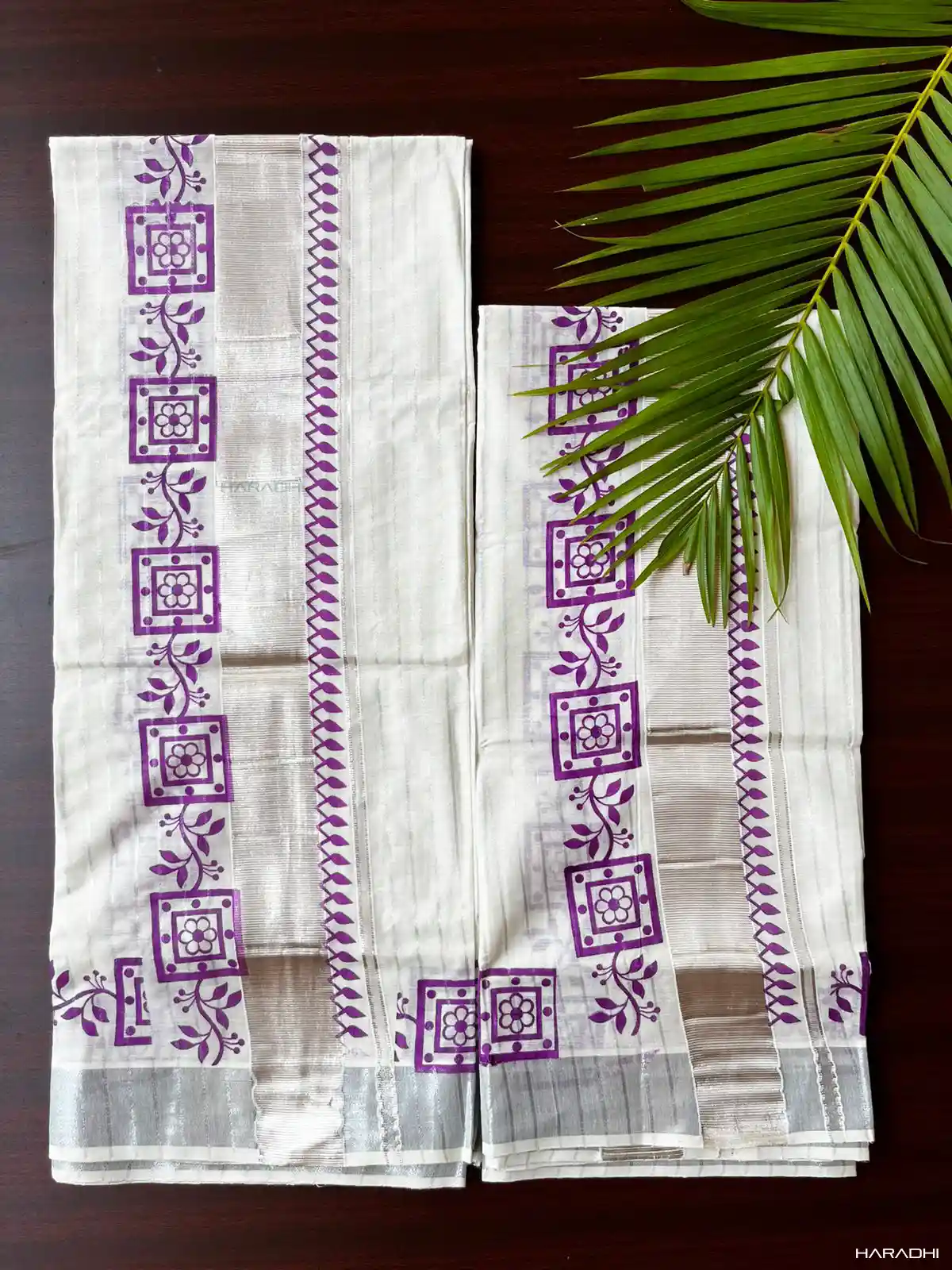 Kerala Kuthampully Set Mundu Online | HARADHI 4/6