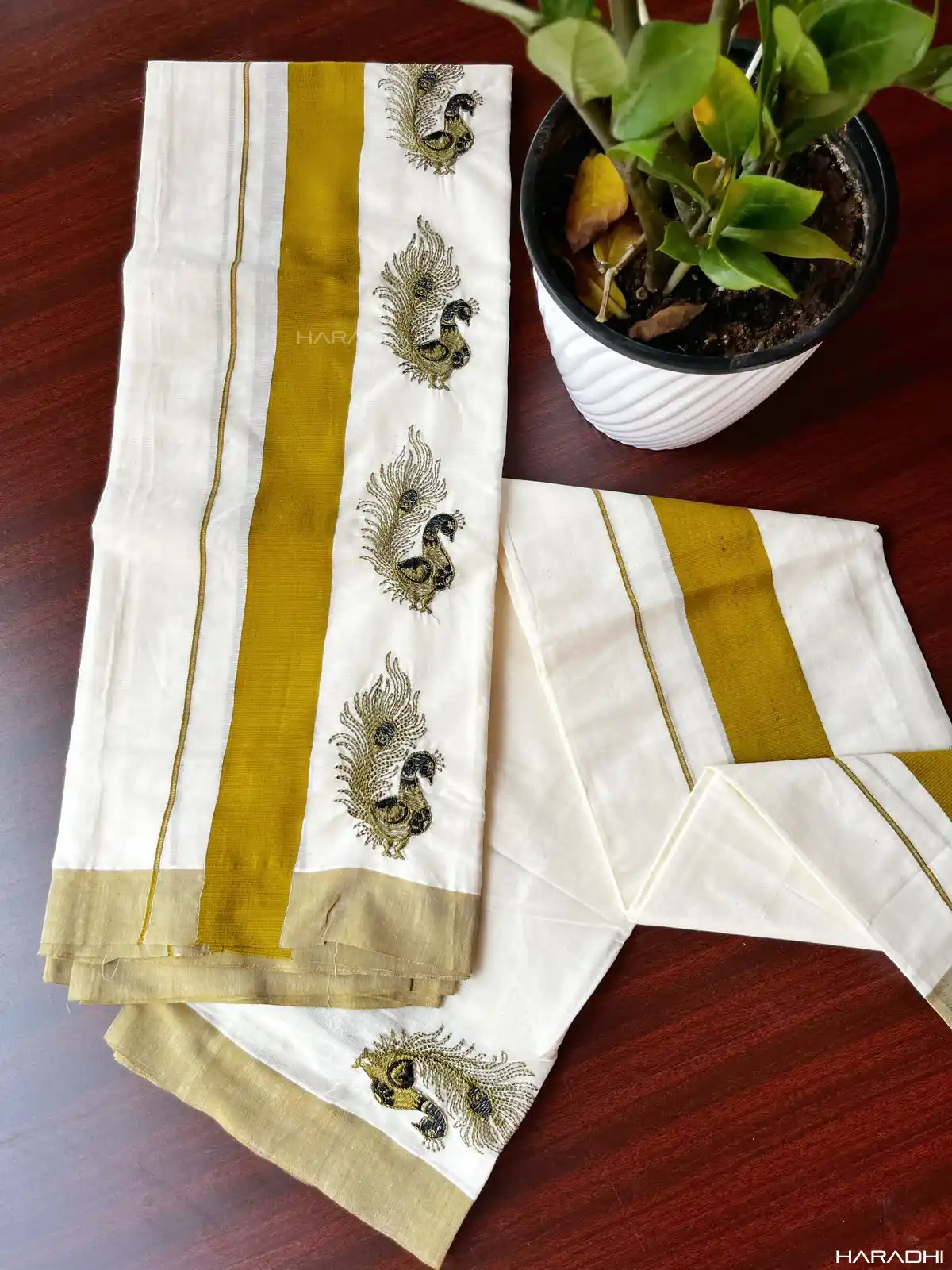 Kerala Kuthampully Set Mundu Online | HARADHI 4/6