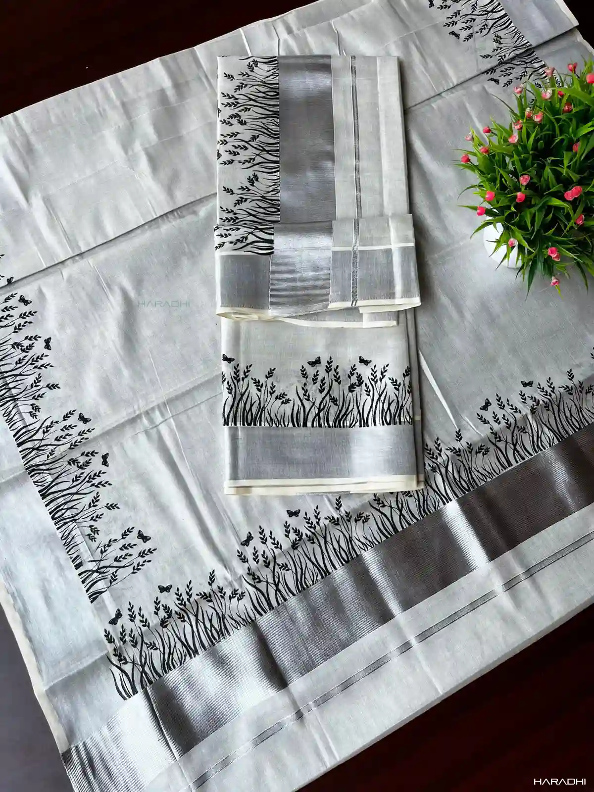 Kerala Kuthampully Set Mundu Online | HARADHI 3/7