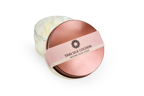 Thai Silk Cocoon - Natural Facial Scrubs 50 gm | MYSTIQUE AROM