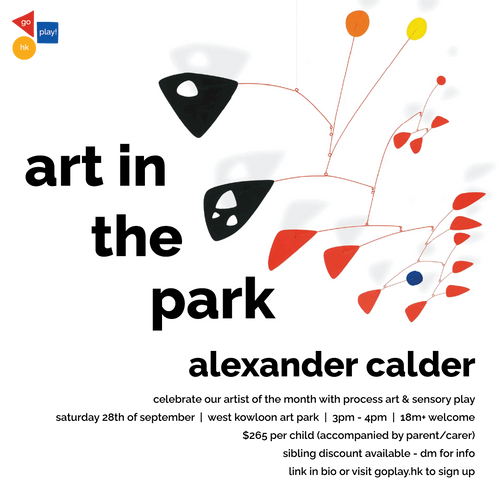 art in the park: alexander calder NEW DATE 28th september 3-4pm | Go ...