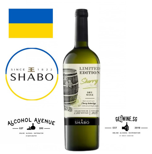 SHABO Limited Edition Sherry fortified DRY White Wine 750ml | Alcohol ...