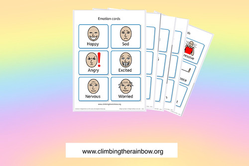 Emotion cards | Climbing the rainbow