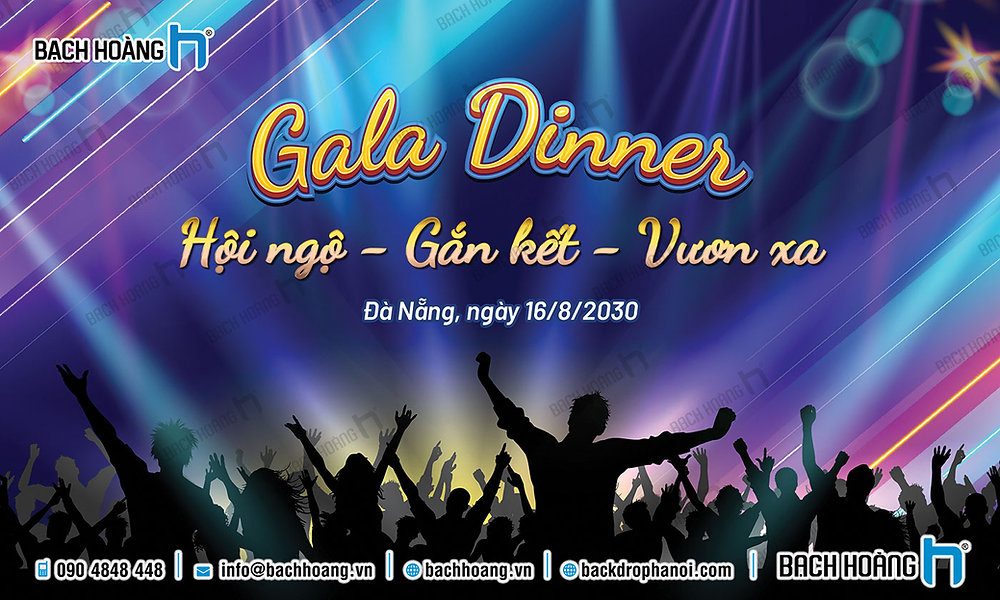 Những Mẫu Backdrop Gala Dinner Đẹp Nhất