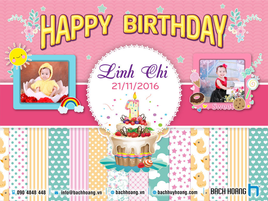 Summary of the Best Birthday Backdrop Templates Part 01