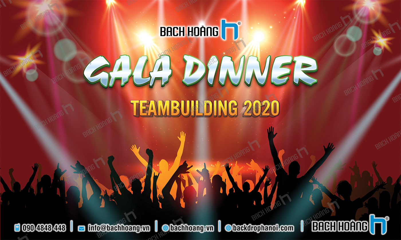 Thiết Kế Và In Backdrop Phông Gala Dinner Team Building Tại Hà Nội