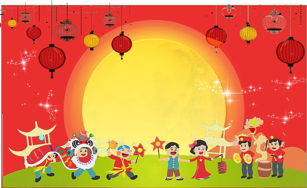 Background Phông Nền Trung Thu Vector Corel CDR Part21