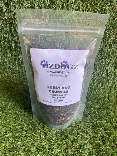 Fussy Dog Crumble | ozdogz