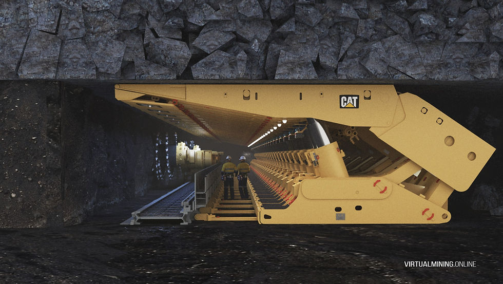 Unyielding Support - The vital role of Shield Supports in a Longwall Mine.