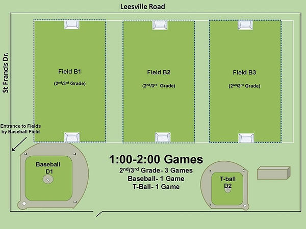 North Raleigh Field Layouts | Parish Athletics